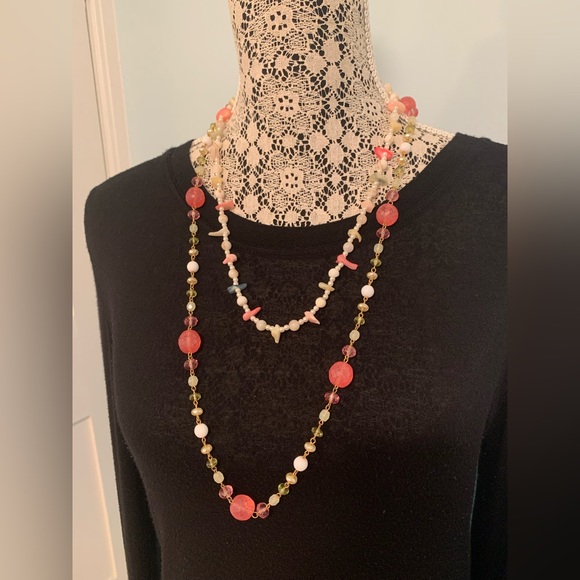 Hand Crafted | Jewelry | Two Beautiful Beaded Necklaces | Poshmark